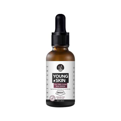China 1oz/30ml OEM Organic Tea Tree Relief Essence Face Serum Repair Acne Pimple Remover for sale