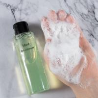 China Organic Mint 200ml Face Wash Exfoliating Face Cleaning Gel for sale