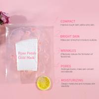 China OEM Private Label Hydrating Sheet Mask Brightening Skin Petals Facial Mask GMPC for sale