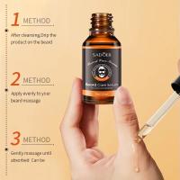 China 30ml Mens Skincare Products Beard Oil Moisturizing Soften Growth Beard Care for sale