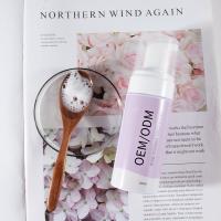 China Organic Brightening Rose Foaming Face Wash 120ml Skin Care ISO22716 for sale