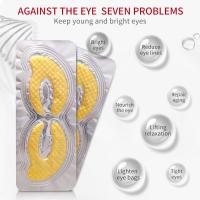China 24k Gold Skin Care Moisturizing Eyecare Cosmetics Remove Dirk Circles Collagen Hydrogel Eye Patch for sale