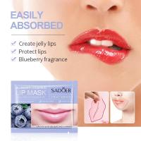China Collagen Crystal Pink Lip Care Gel Masks For Moisturizing Anti Wrinkle Firms Hydrates Lips for sale