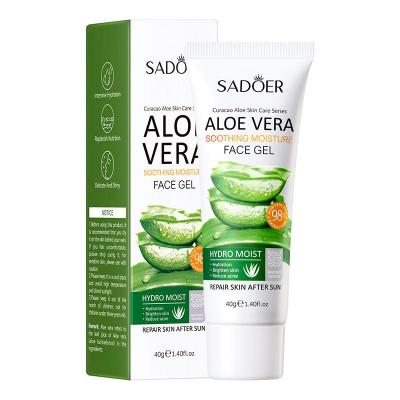 China 40g Organic Aloe Vera Gel Deeply Hydrating Skin Nourishing After Sun Skin Care for sale