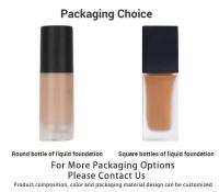 China 30ml Face Makeup Cosmetics 104 Color Custom Face Pressed Matte Liquid Waterproof Foundation for sale
