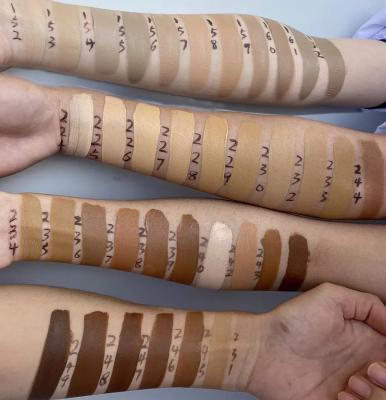 China 30ml Face Makeup Cosmetics 104 Color Custom Face Pressed Matte Liquid Waterproof Foundation for sale