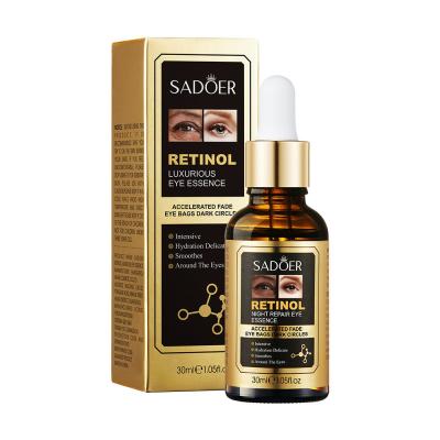 China Retinol Dark Circles Eyecare Cosmetics Anti - Wrinkle Brightening Tightening Under Eye Serum for sale