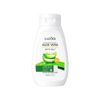 China 430g Aloe Vera Bath Salts Smoothing Skin Tender Body Wash Light Exfoliating for sale