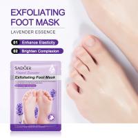 China 35g OEM Skin Care Products Lavender Goat Milk Moisturizing Exfoliating Foot Peel Mask for sale