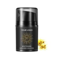 China Natural Skin Men Waterproof Facial Sunscreen Spf50+ Pa+++ Non Whitening Sun Insulation Sunblock for sale
