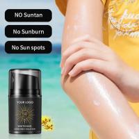 China Natural Skin Men Waterproof Facial Sunscreen Spf50+ Pa+++ Non Whitening Sun Insulation Sunblock for sale