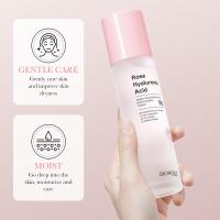 China Fine Lines And Wrinkles Rose Face Toner Natural Organic Rose Hyaluronic Acid Water for sale