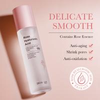 China Fine Lines And Wrinkles Rose Face Toner Natural Organic Rose Hyaluronic Acid Water for sale
