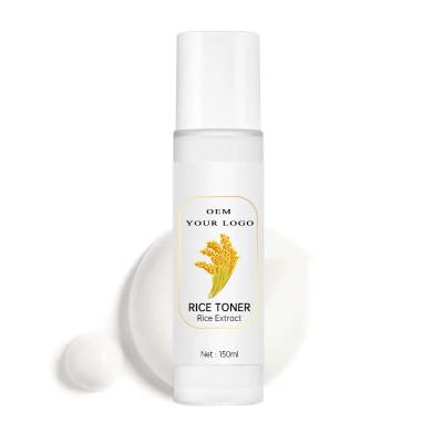 China Natural Organic Skin Care Toner Niacinamide Glow Essence Rice Water Face Tone GMPC for sale