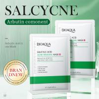 China OEM Salicylic Acid Acne Mask Shrink Pores Brightening Moisturizing Facial Sheet Mask for sale