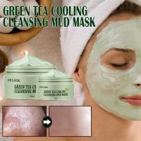 China Custom Organic Green Tea Clay Mud Facial Clay Mask Private Label for sale