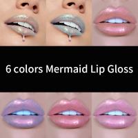 China 3ml Face Eye Glow Shining Lip Gloss Set 6 Color Shimmer Waterproof Long Lasting Makeup Kit for sale