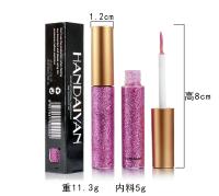 China MSDS 10PCS / Set Glitter Eye Liner For Women Easy To Wear Pigmented Red White Gold Liquid Eyeliner Glitter Makeup for sale