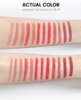 China Rotating Sharpenable Matte Lip Liner Crayon Smudge Resistant Hydrating Nude Velvety Feel Lipstick for sale