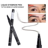 China Sweatproof Eyebrow Pencil With Micro Fork Tip Applicator Natural Looking for sale