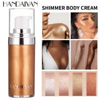 China 20ml Face And Body Luminizer Highlighter Cream Liquid Bronzer Illuminator Glow Glistening Makeup Foundation for sale