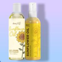 China 60ml Organic Sunflower Seed Oil 100% Pure Carrier Oil Nourishing For Skin Face Hair for sale