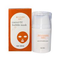 China Carrot Bubble Facial Clay Mask Whitening Remove Black Head Deep Cleansing Pores for sale