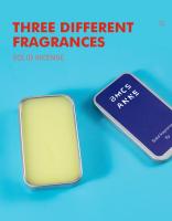 China OEM 10mL Solid Travel Natural Perfume Balm For Men Women for sale