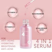China 4 In 1 Face Serum 30% Vitamin C With HA Nicotinamide Anti-Aging Hydrating Whitening Skin Serum for sale