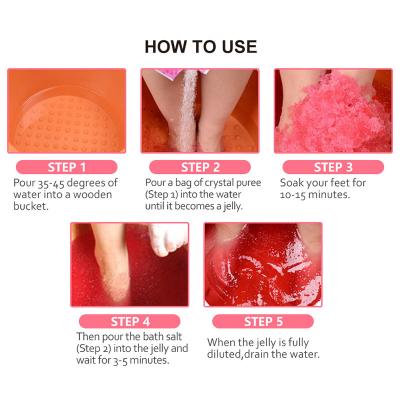 China Toenail Treatment Soothing Lavender Foot Soak With Bath Salt For Foot SPA for sale