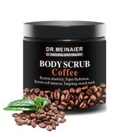 China GMPC Natural Coffee Scrub Exfoliating Dead Sea Salt Scrub Acne Removal for sale