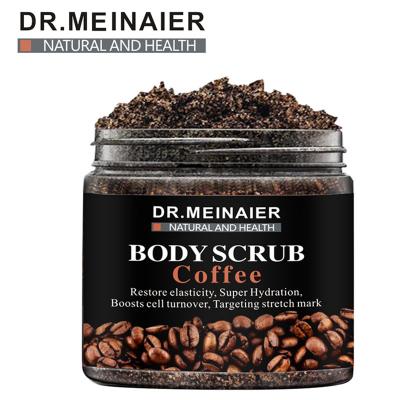 China GMPC Natural Coffee Scrub Exfoliating Dead Sea Salt Scrub Acne Removal for sale
