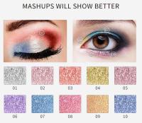 China Waterproof Luminous Eye Makeup Eyeshadow Private Label 10 Colors for sale