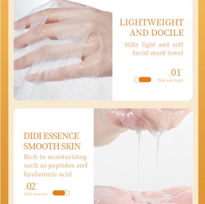 China Whitening Face Mask Organic Milk Olive VC Snail Plant Extract Moisturizing Facial Mask For Sheet for sale