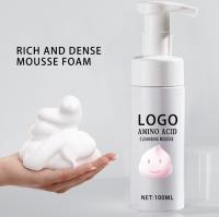 China Camellia Deep Cleansing Mousse Amino Acid Unisex Facial Cleanser 100ml for sale
