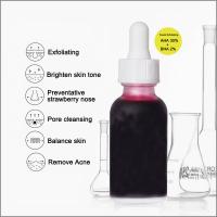 China MSDS OEM Skin Care Products Neutral AHA Fruit Acid Liquid Softens Cuticles Removes Acne Blackheads Facial Essence for sale