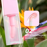 China High Shine Non Sticky Lip Gloss Hydrating Lustrous Clear Lip Plumper Oil for sale