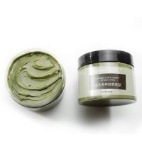 China Cleansing Anti Acne Facial Clay Mask Face Mung Bean Purifying Green Mask for sale