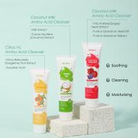 China ISO Vc Whitening Cream Amino Acid Vitamin Facial Wash Deep Cleansing Face Cleanser for sale