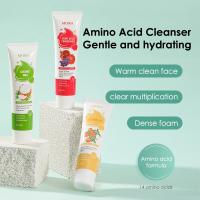 China ISO Vc Whitening Cream Amino Acid Vitamin Facial Wash Deep Cleansing Face Cleanser for sale