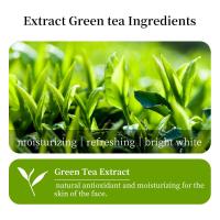 China Instantly Quenches Skin Hydrated Green Tea Facial Masks Contains Vitamin E Collagen for sale