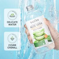 China 500ml Natural Aloe Vera Gel Toner Essence Face Skin Care Facial Toner for sale