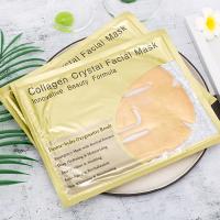 China Seaweed Collagen Crystal Organic 24K Gold Sheet Facial Mask Anti Wrinkle for sale
