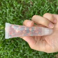 China Private Label Gloss Lip Oil Squeeze Tubes Plumping Fruit Scented Flavour for sale