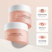 China Unscented Scent OEM Skin Care Products Camellia Flower Anti Oxidant Moisturizing Repair Face Cream for sale