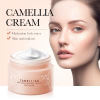 China Unscented Scent OEM Skin Care Products Camellia Flower Anti Oxidant Moisturizing Repair Face Cream for sale
