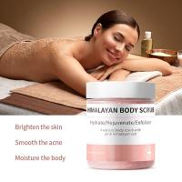 China 280G Natural Himalayan Salt body scrub Nourishing And Hydrating Exfoliating Scrub for sale