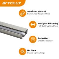 China T Profile Led Light Aluminum direct Custom Length Strip Lighting Channel A220EA for sale