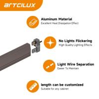 China Modern Recessed Indoor LED Strip Lighting In Aluminum Alloy Profile for sale
