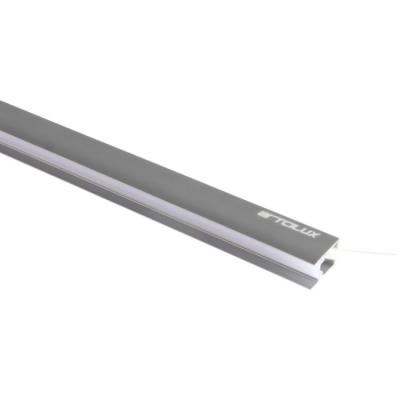 China Indoor Luminescence One Side LED Lighting Profile 10W/M Customizable for sale